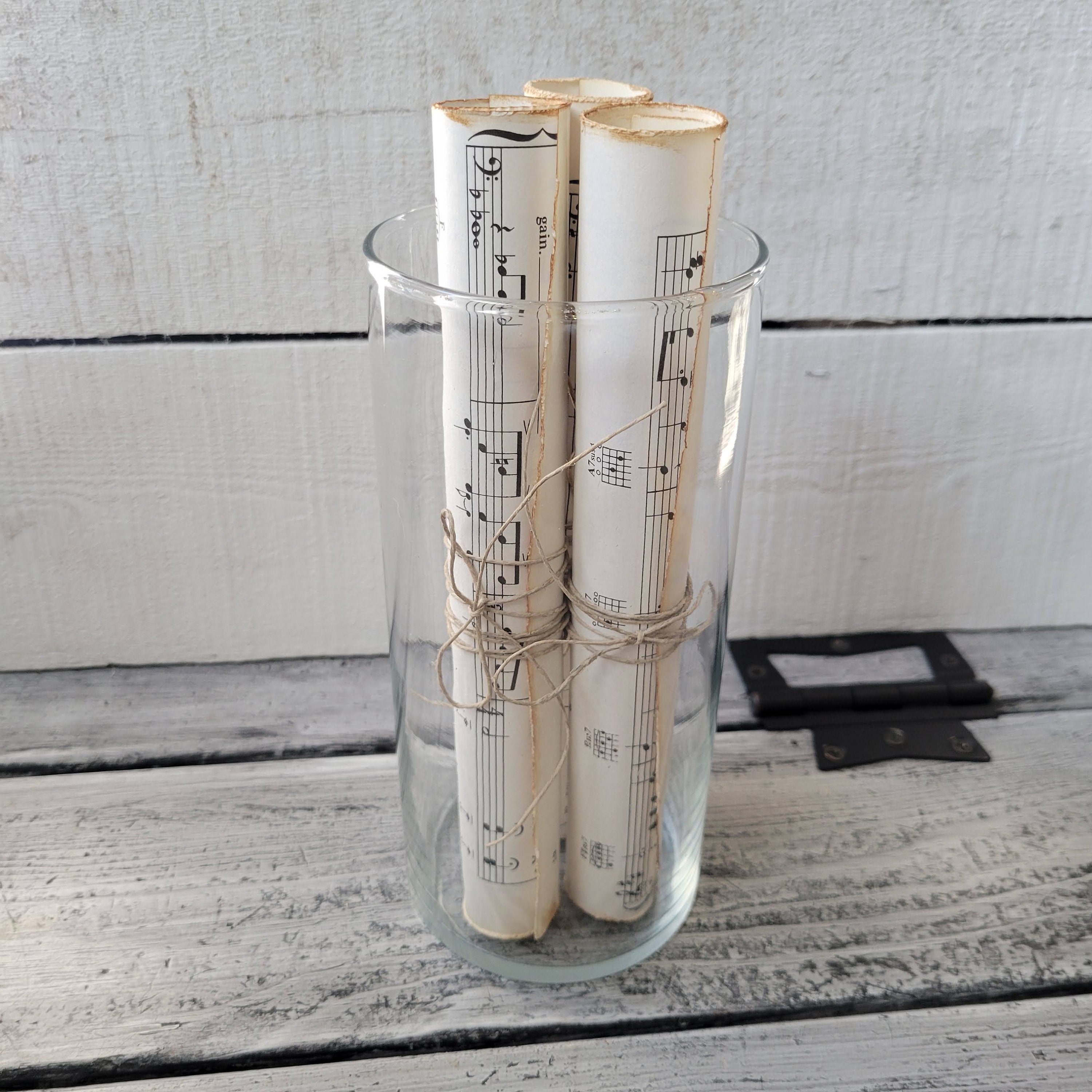 Vintage Scrolls Music Scrolls Vintage Sheet Music Scrolls | Etsy