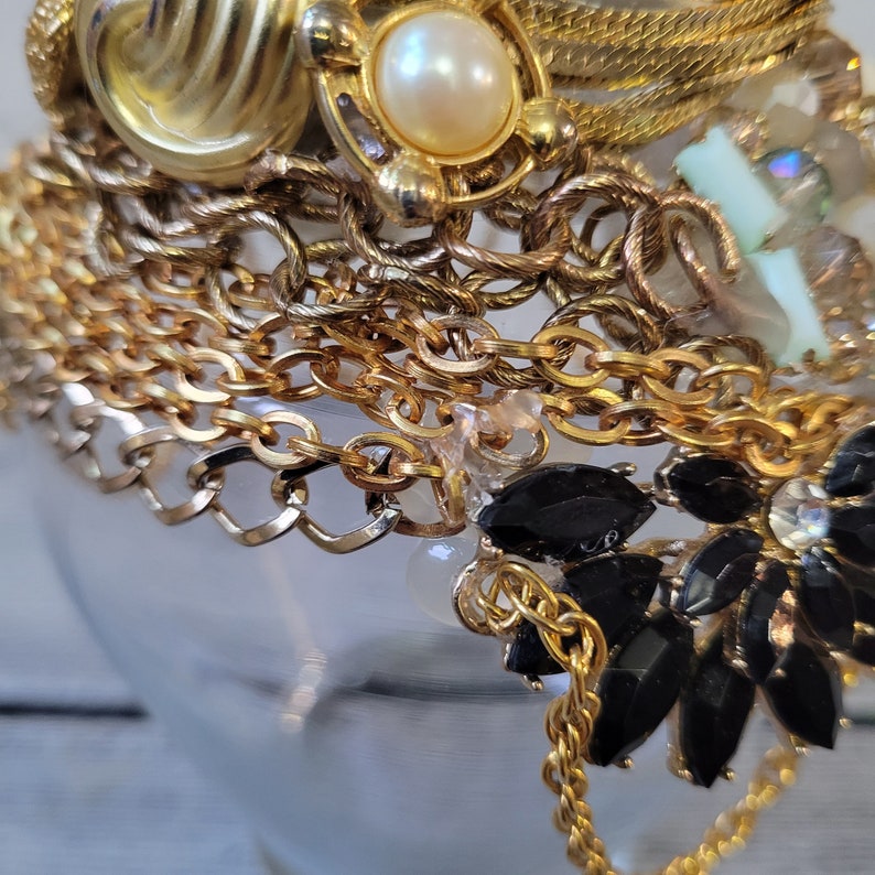 Jeweled Vase Bejeweled Glass Vase Vintage Jewelry Vase - Etsy