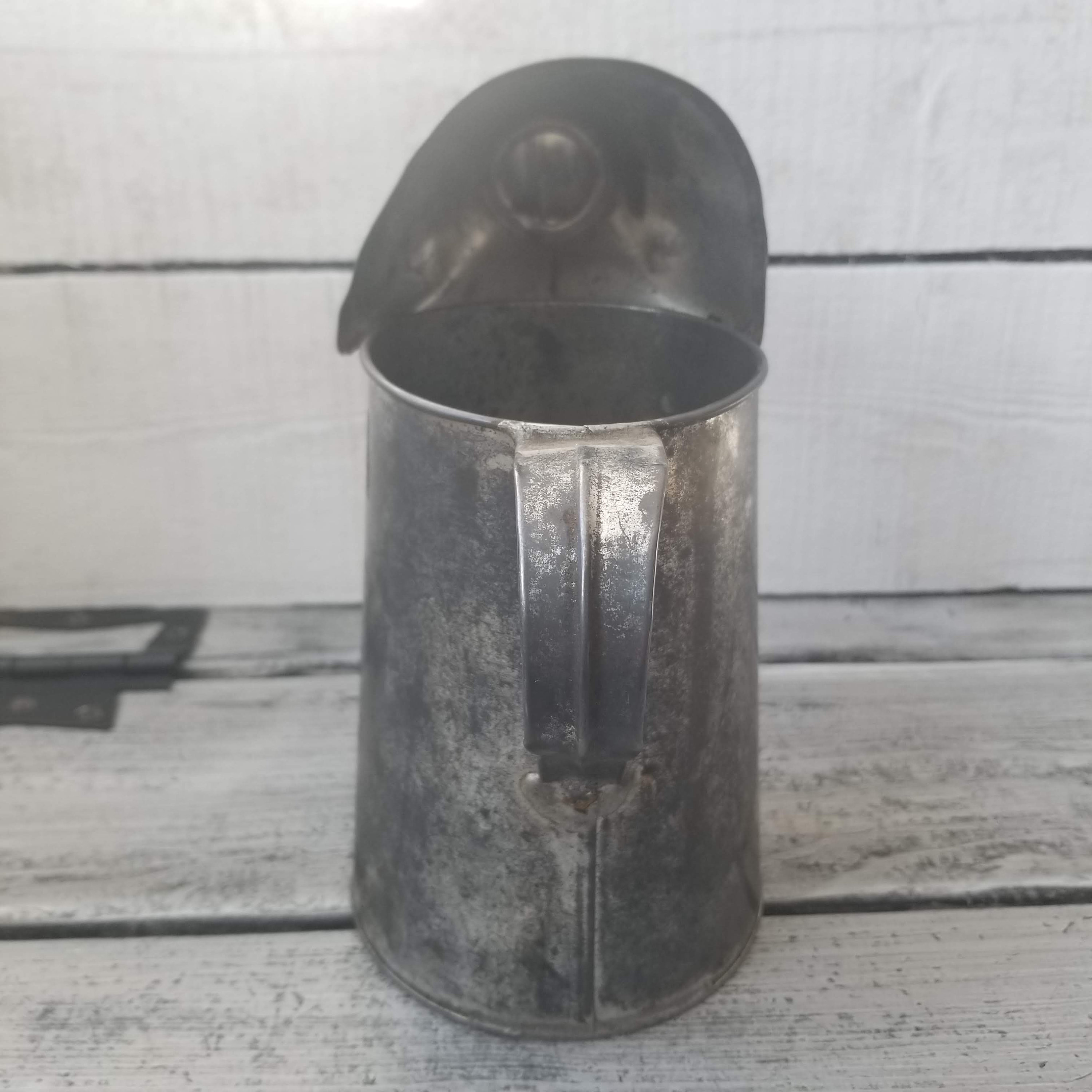 Oil Can Vintage, Oil Can With Spout, Handmade Oil Can, Farmhouse Vase ...