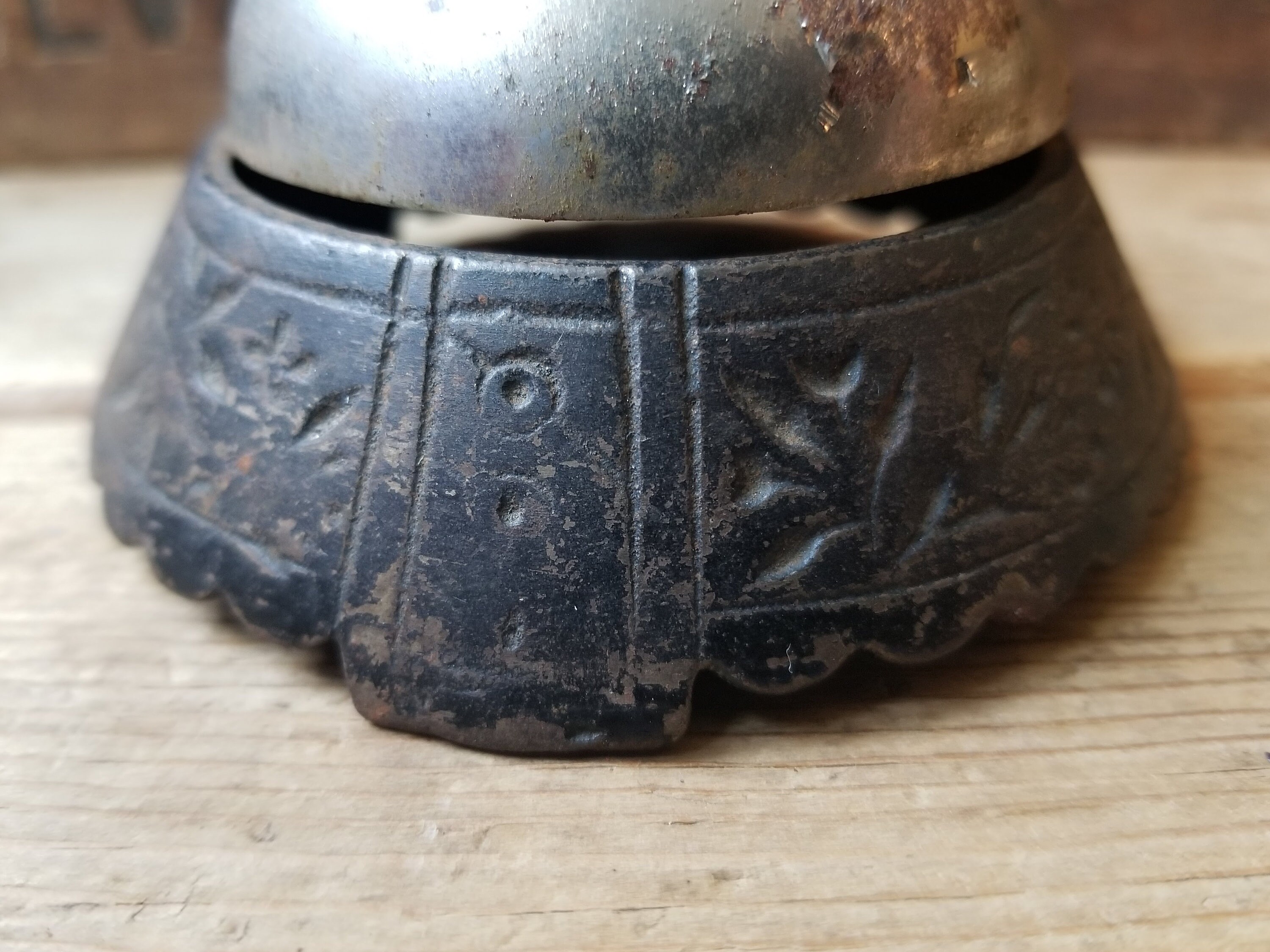 Antique school bell office bell hotel desk bell rusty bell | Etsy