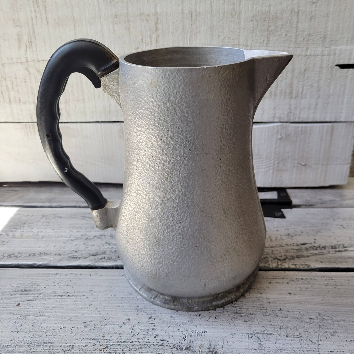 Vintage Silver Color Pitcher Guardian Pitcher Vintage - Etsy