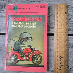 The Mouse and the Motorcycle Book by Beverly Cleary, Vintage Mouse and ...