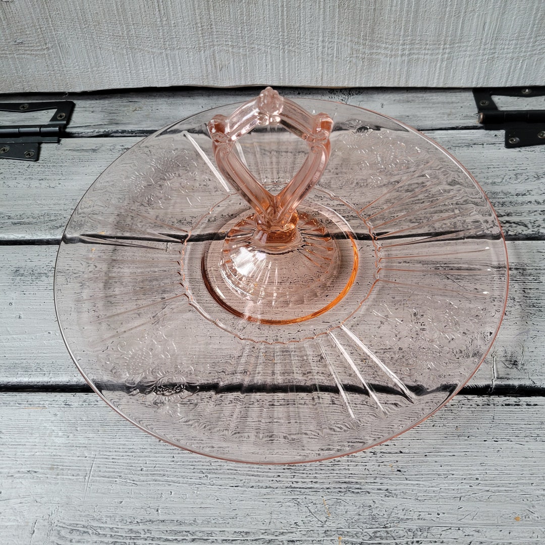 Pink Depression Glass, Anchor Hocking Mayfair Open Rose Pattern, Pink ...