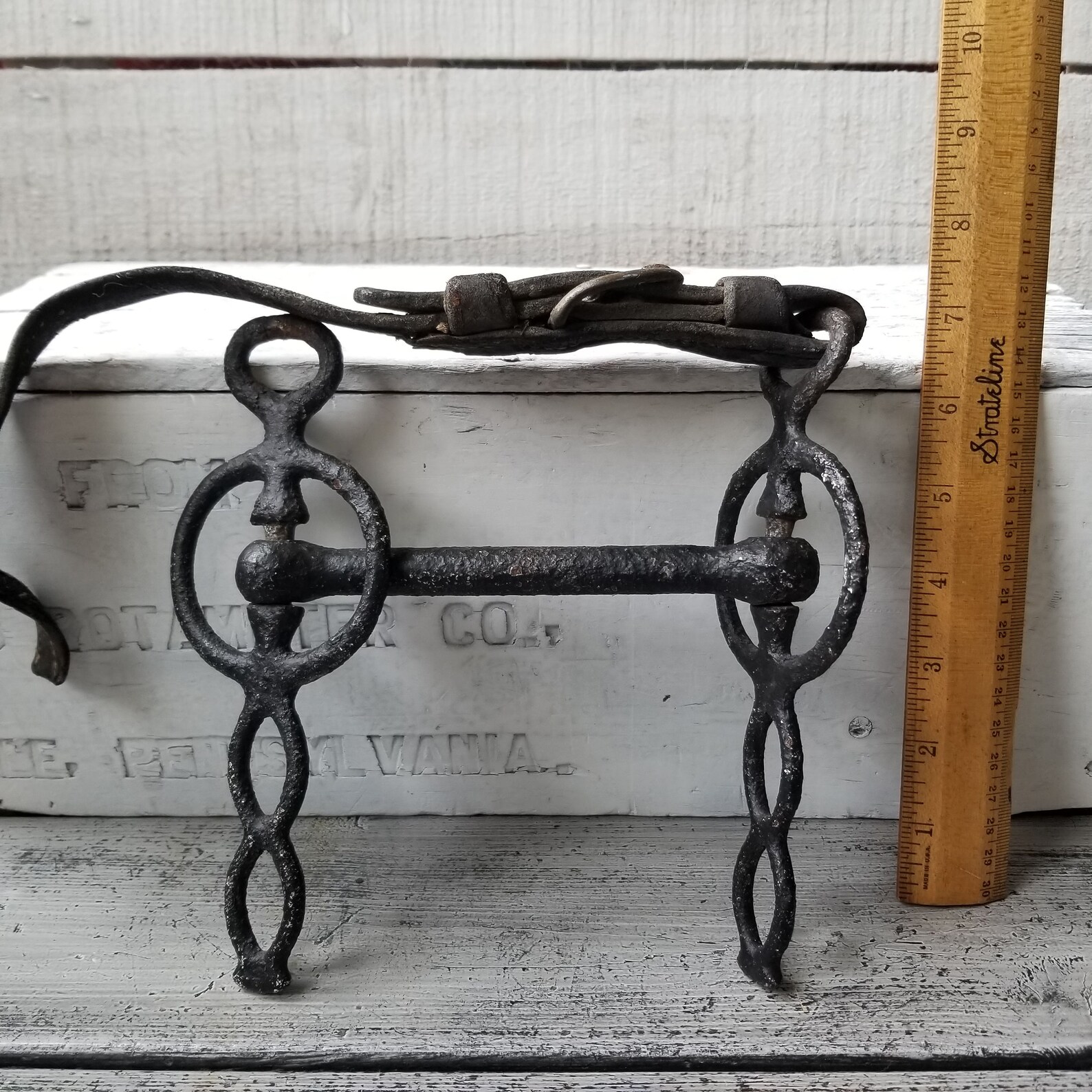 Horse Bit Rusty Vintage Cast Iron Horse Bit Rare Antique - Etsy