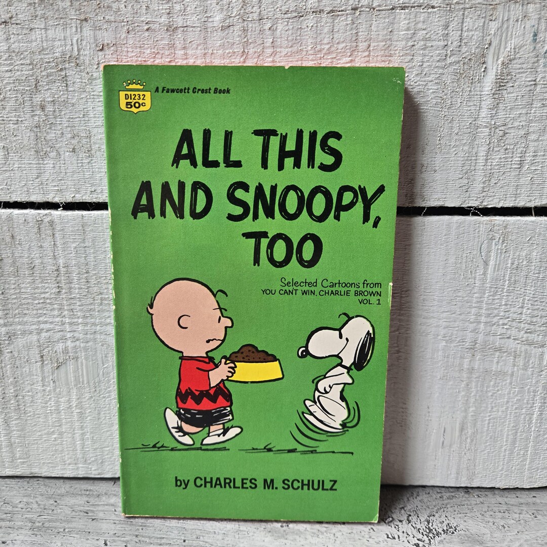 All This and Snoopy, Too Book Vintage, Charles M. Schulz Book, Peanuts ...