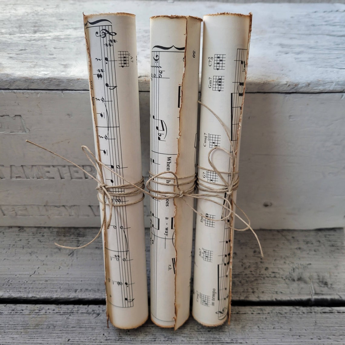 Vintage Scrolls Music Scrolls Vintage Sheet Music Scrolls - Etsy
