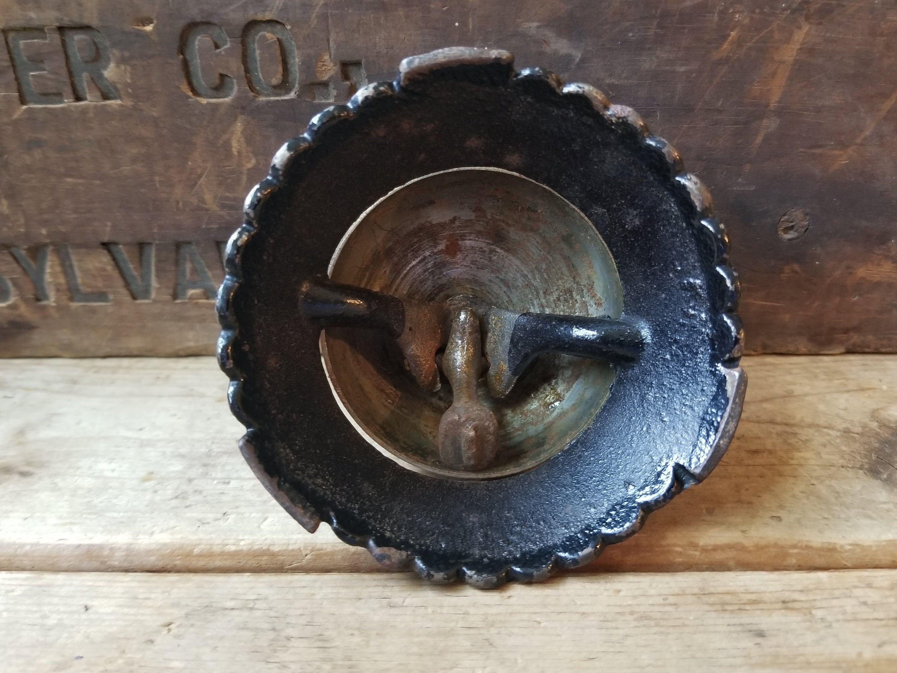 Antique School Bell Office Bell Hotel Desk Bell Rusty Bell - Etsy