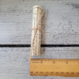 Vintage Mini Scrolls 5, Small Music Scrolls, Vintage Small Sheet Music ...