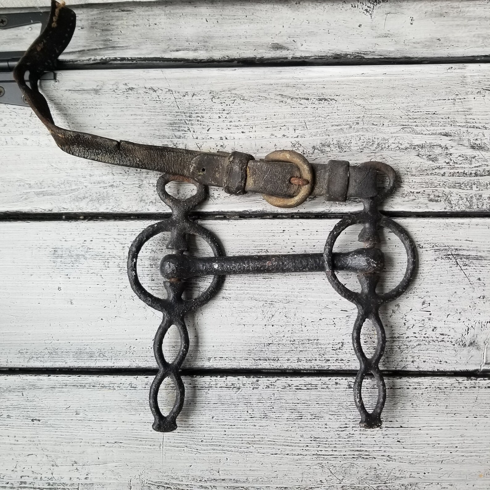 Horse Bit Rusty Vintage Cast Iron Horse Bit Rare Antique - Etsy