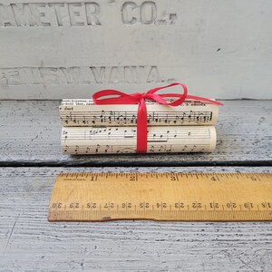 Vintage Mini Scrolls, Small Music Scroll Bundles, Vintage Small Sheet ...