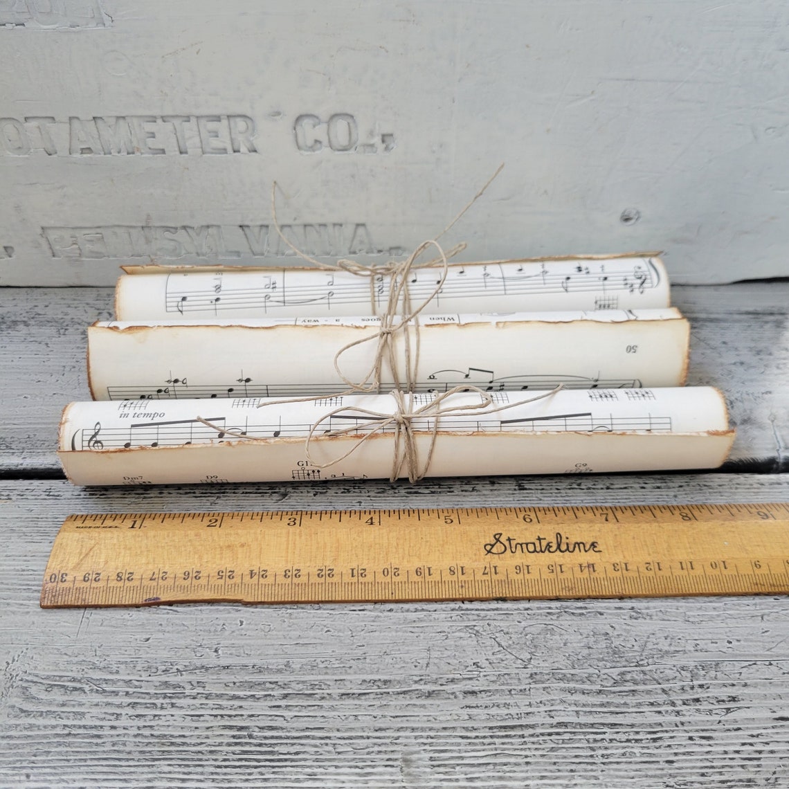 Vintage Scrolls Music Scrolls Vintage Sheet Music Scrolls | Etsy