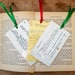 Library Checkout Card Bookmark, Card Catalog Bookmark, Book Lover Gift ...