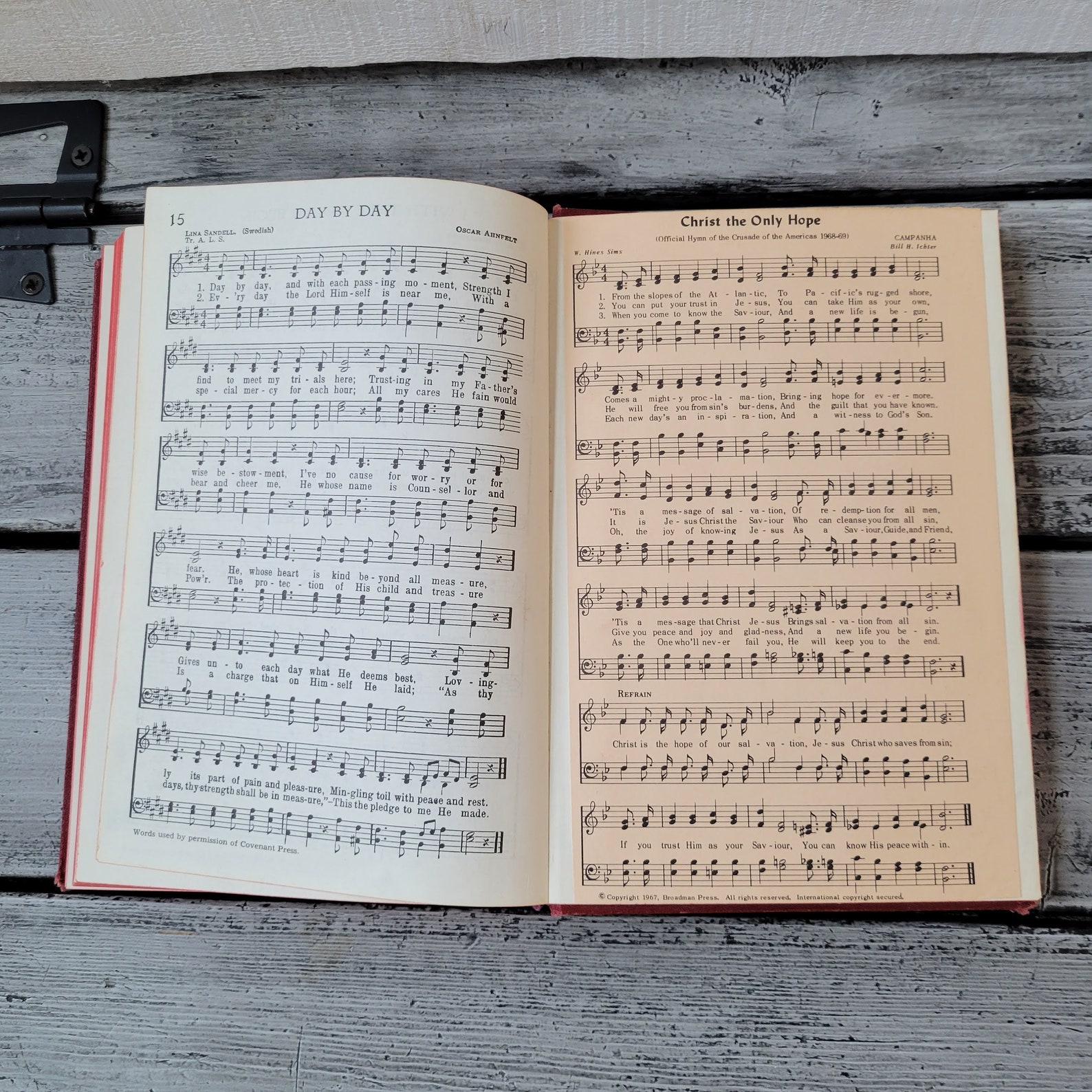 Vintage Hymnal 1 Red Hymnal Book Worship and Service | Etsy