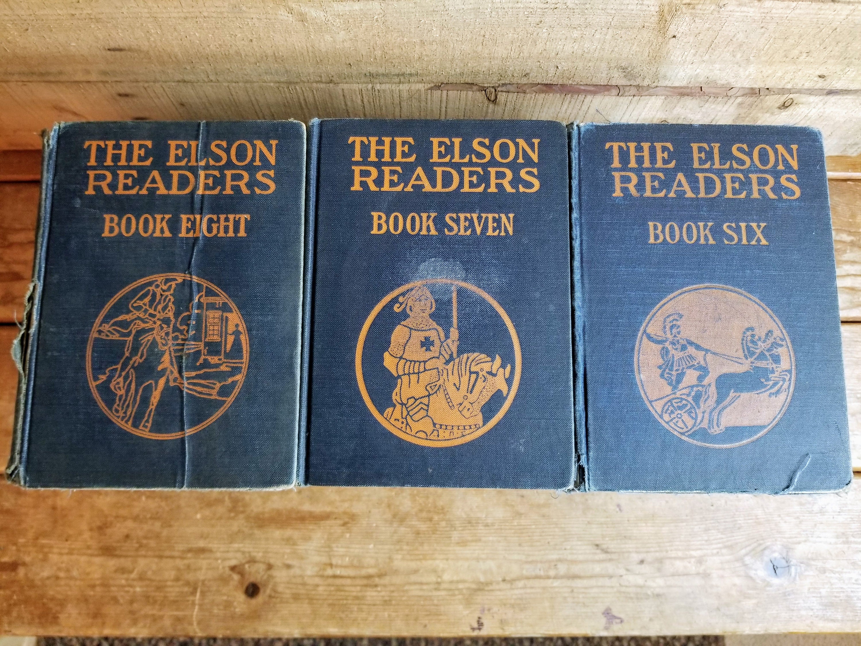 Navy blue book set tattered book set distressed books navy | Etsy