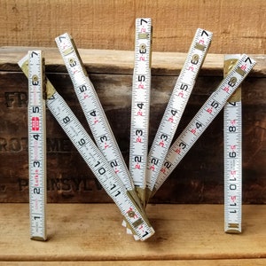 Lufkin Wooden Folding Ruler Vintage, 6 Foot Folding Ruler Made of Wood ...