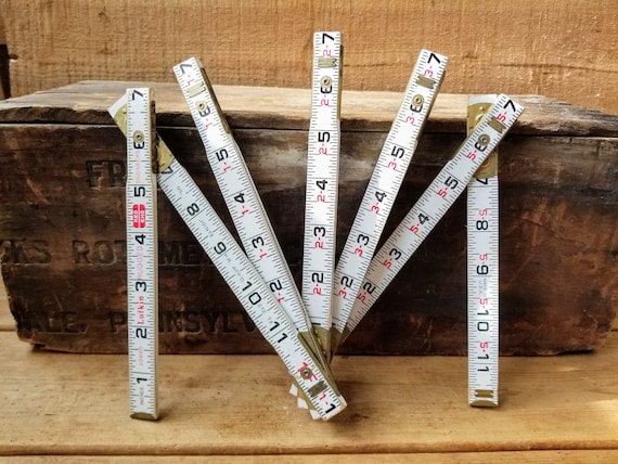 Lufkin Wooden Folding Ruler Vintage 6 Foot Folding Ruler Made | Etsy