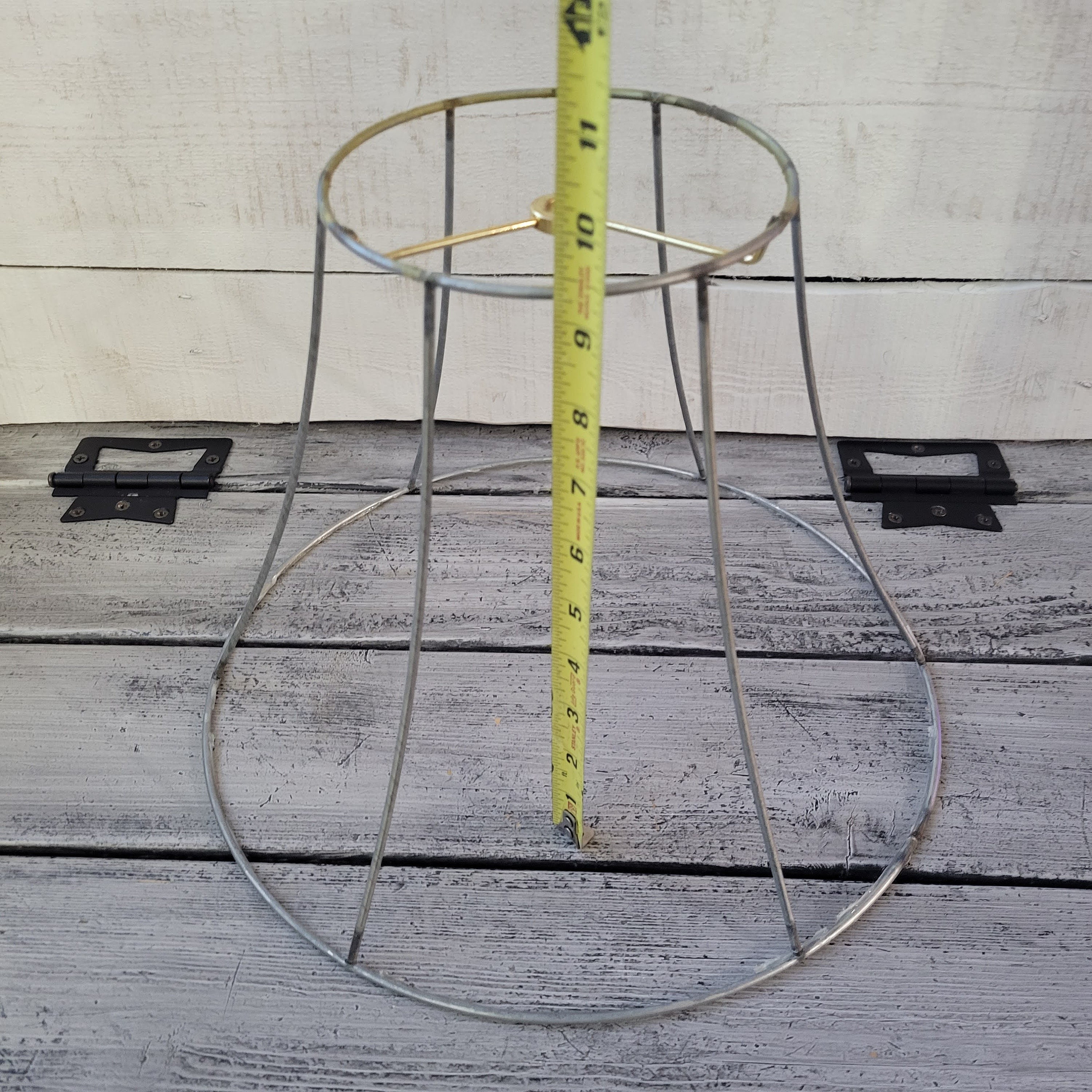 Bare Metal Lamp Shade, Metal Lamp Frame, Lampshade Frame, Vintage Metal ...