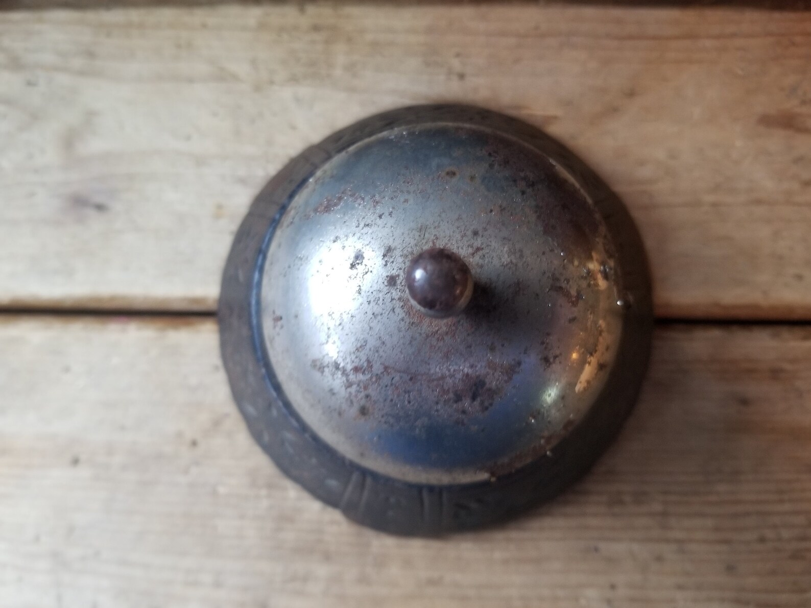 Antique school bell office bell hotel desk bell rusty bell | Etsy