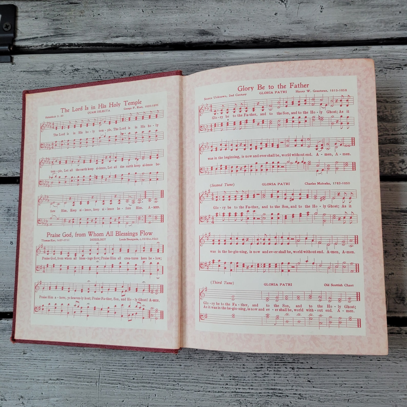Vintage Hymnal 1 Red Hymnal Book Worship and Service | Etsy