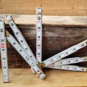 Lufkin Wooden Folding Ruler Vintage, 6 Foot Folding Ruler Made of Wood ...