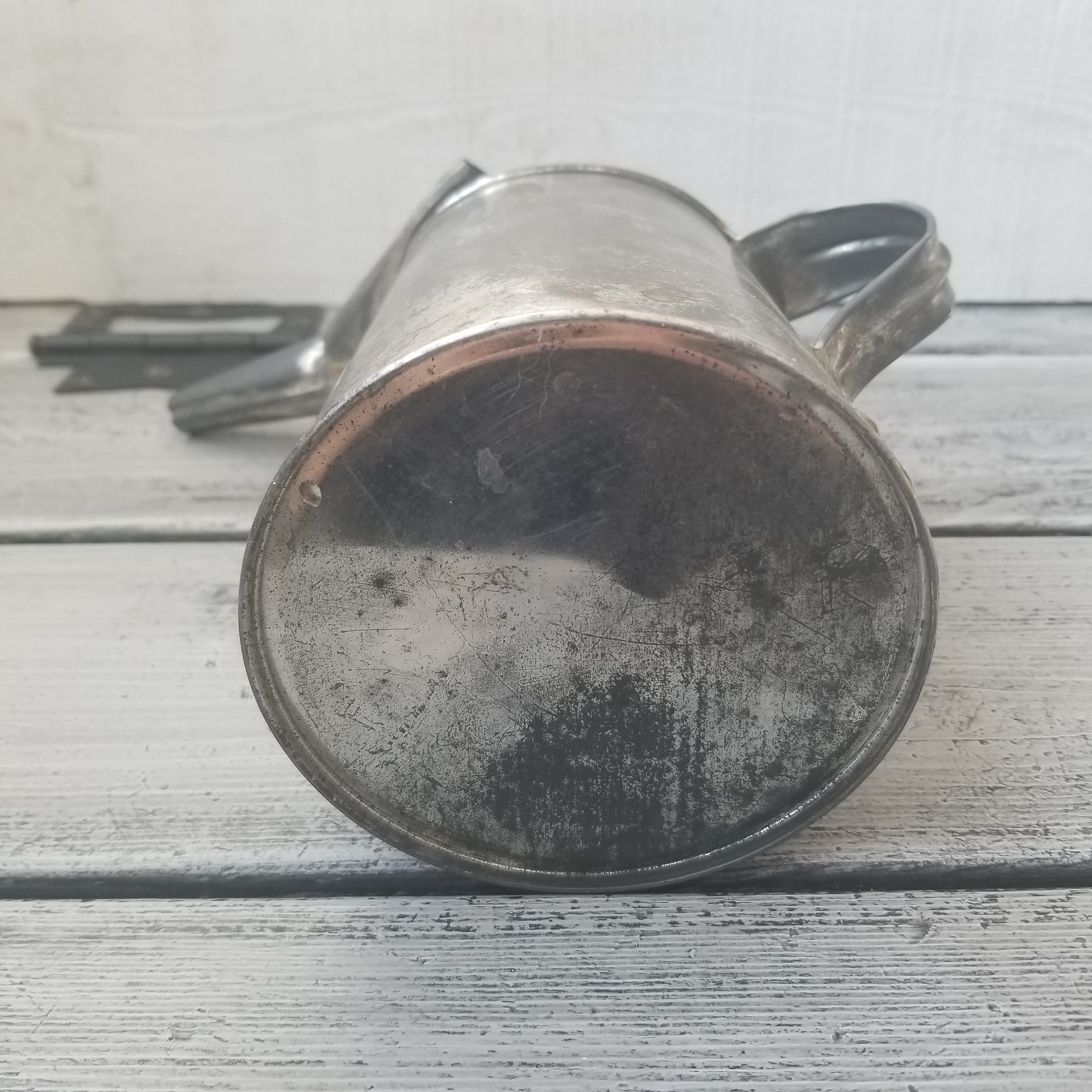 Oil Can Vintage, Oil Can With Spout, Handmade Oil Can, Farmhouse Vase ...