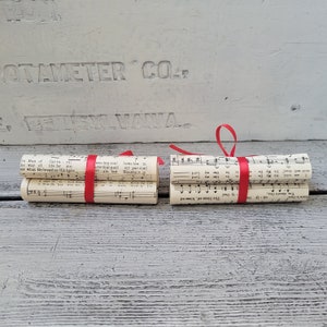 Vintage Mini Scrolls, Small Music Scroll Bundles, Vintage Small Sheet ...