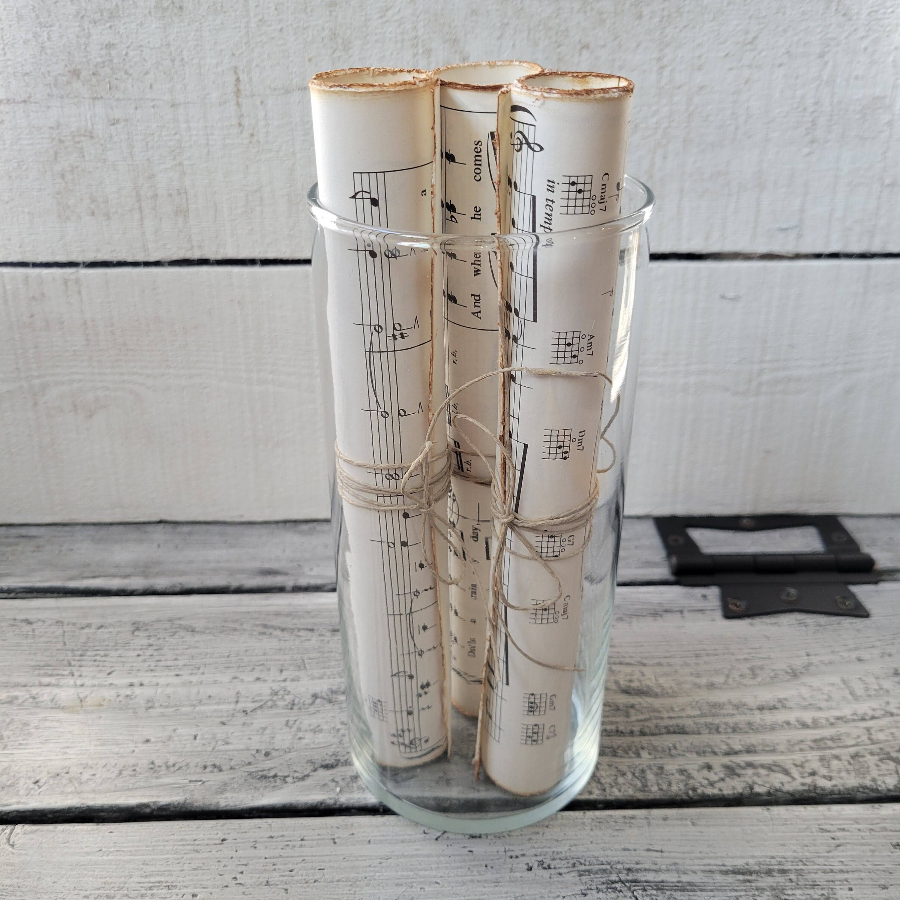 Vintage Scrolls Music Scrolls Vintage Sheet Music Scrolls | Etsy