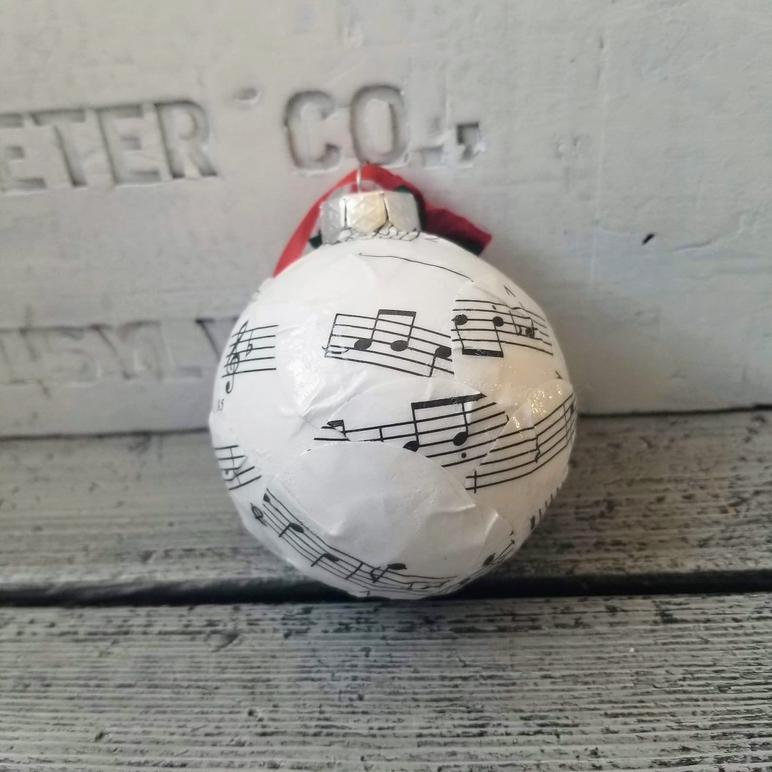 Sheet Music Ornament Vintage Sheet Music Christmas Ornament - Etsy
