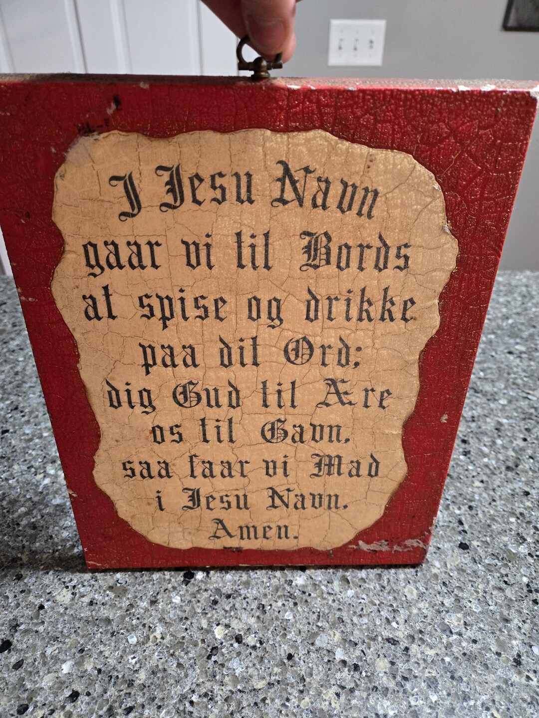 Swedish Plaque Vintage, Swedish Prayer, Vintage Swedish Wall Decor ...