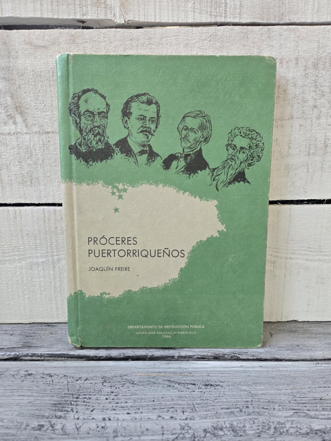 Vintage Puerto Rican Book, Proceres Puertorriquenos Book by Joaquin ...