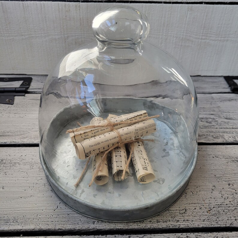 Vintage Mini Scrolls 5, Small Music Scrolls, Vintage Small Sheet Music ...