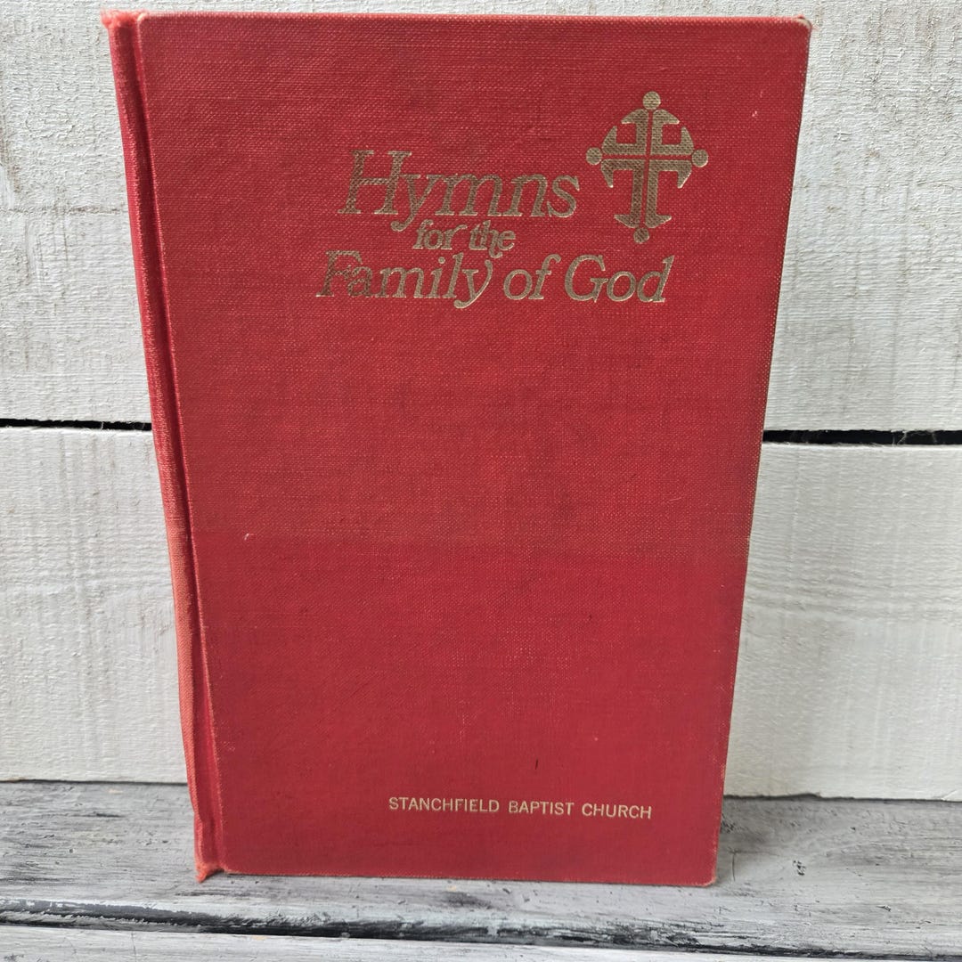 Vintage Hymnal, Red Hymnal Book, Hymns for the Family of God, 1970s ...