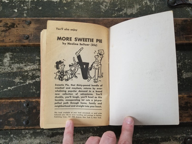 Sweetie Pie Book Nadine Seltzer Cartoon Vintage Comic | Etsy