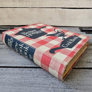 Better Homes and Gardens New Cookbook Vintage 1960's, Red White ...