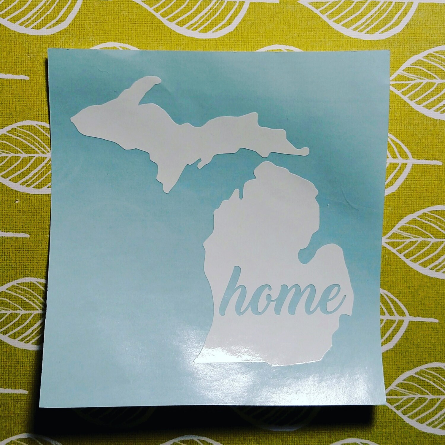 Large Michigan Vinyl Decal at Ronald Kinney blog
