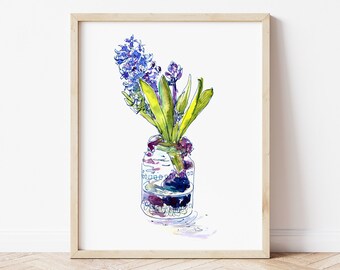 Hyacinth Print | Etsy