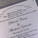Silver Invitation, Silver Wedding Invitation, Script Invitations ...