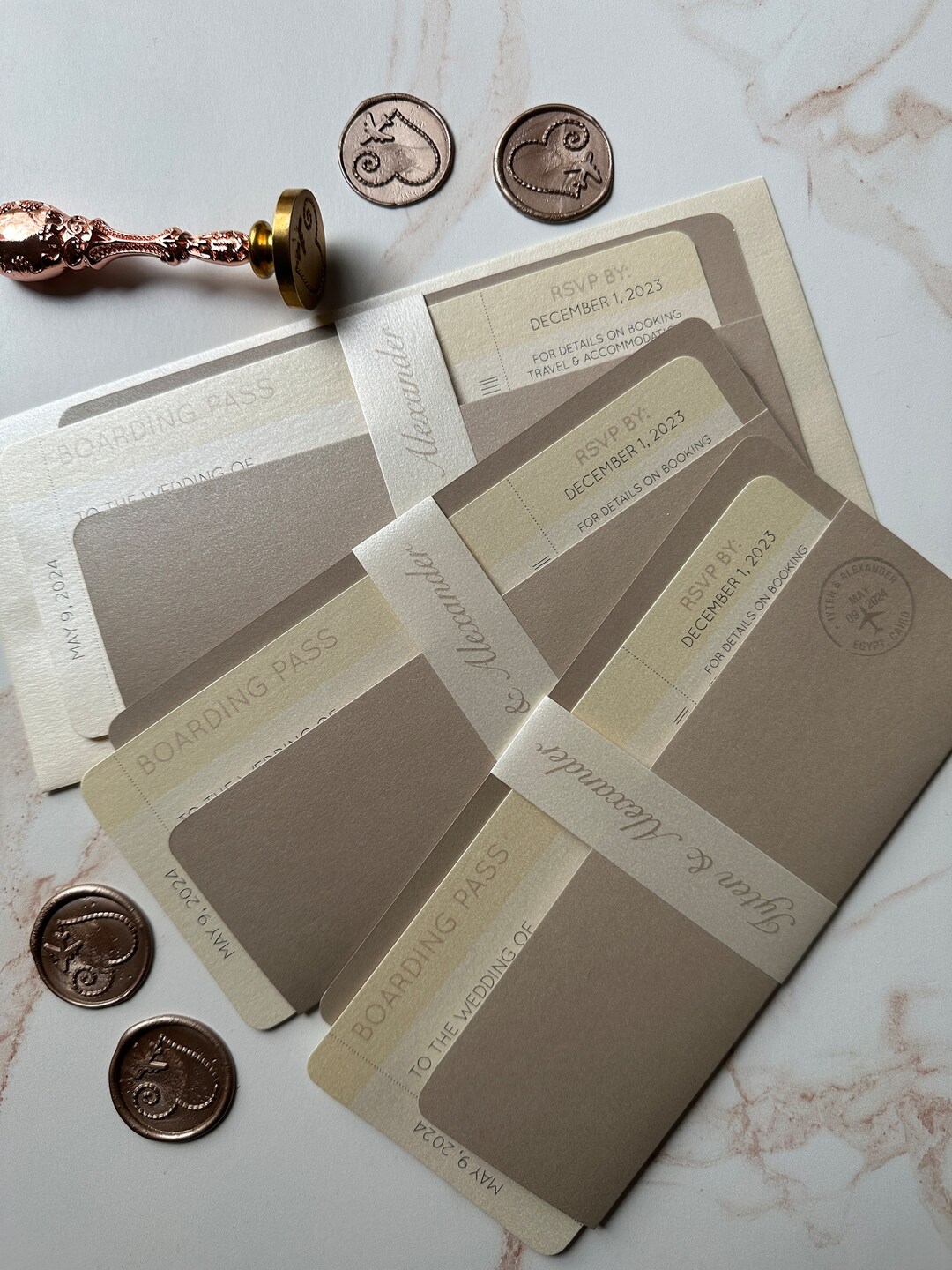 Boarding Pass Invitation, Boarding Pass Wedding Invitation, Destination ...