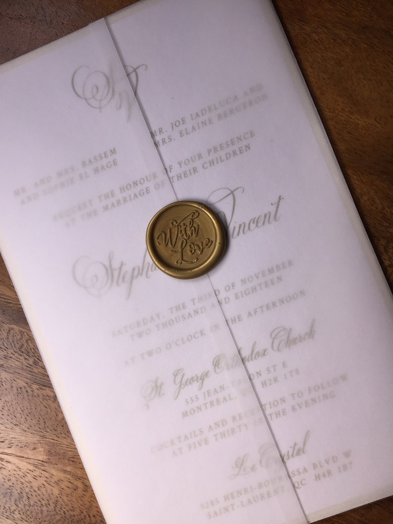 Wax Seal Wedding Invitation Wax Seal Invitations Wax Seal - Etsy