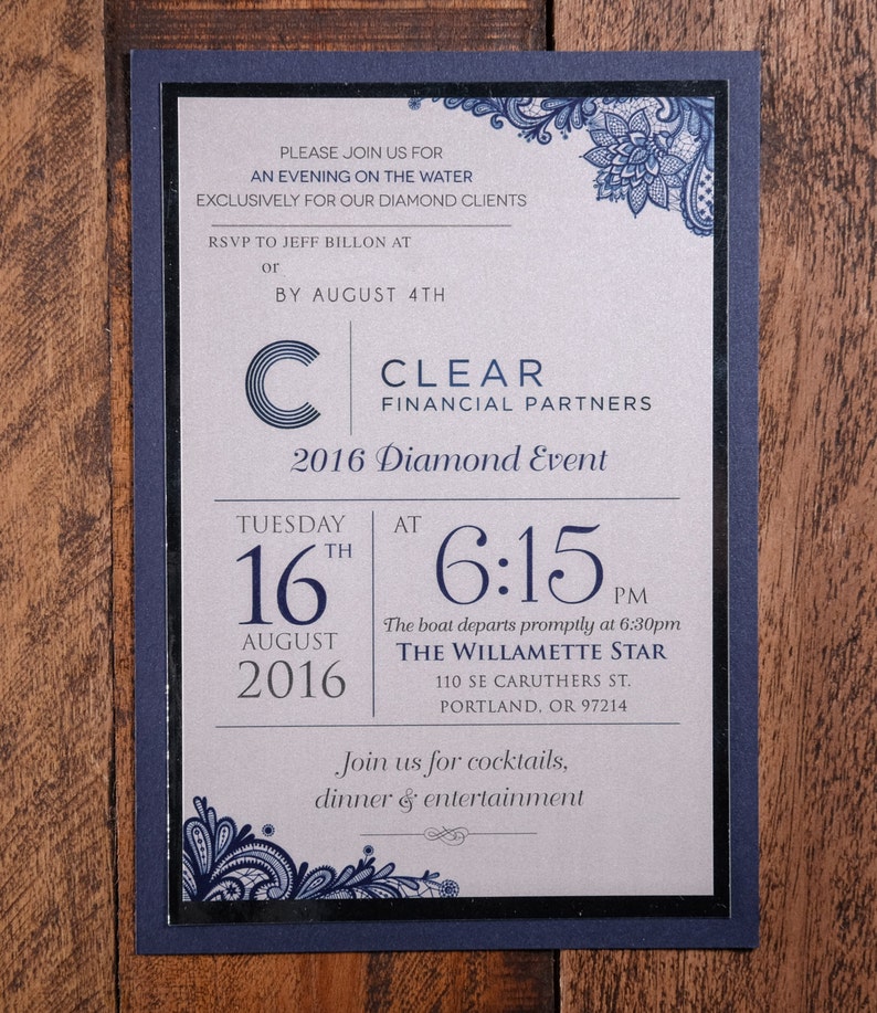 Corporate Invitation Corporate Invitations Corporate Event - Etsy