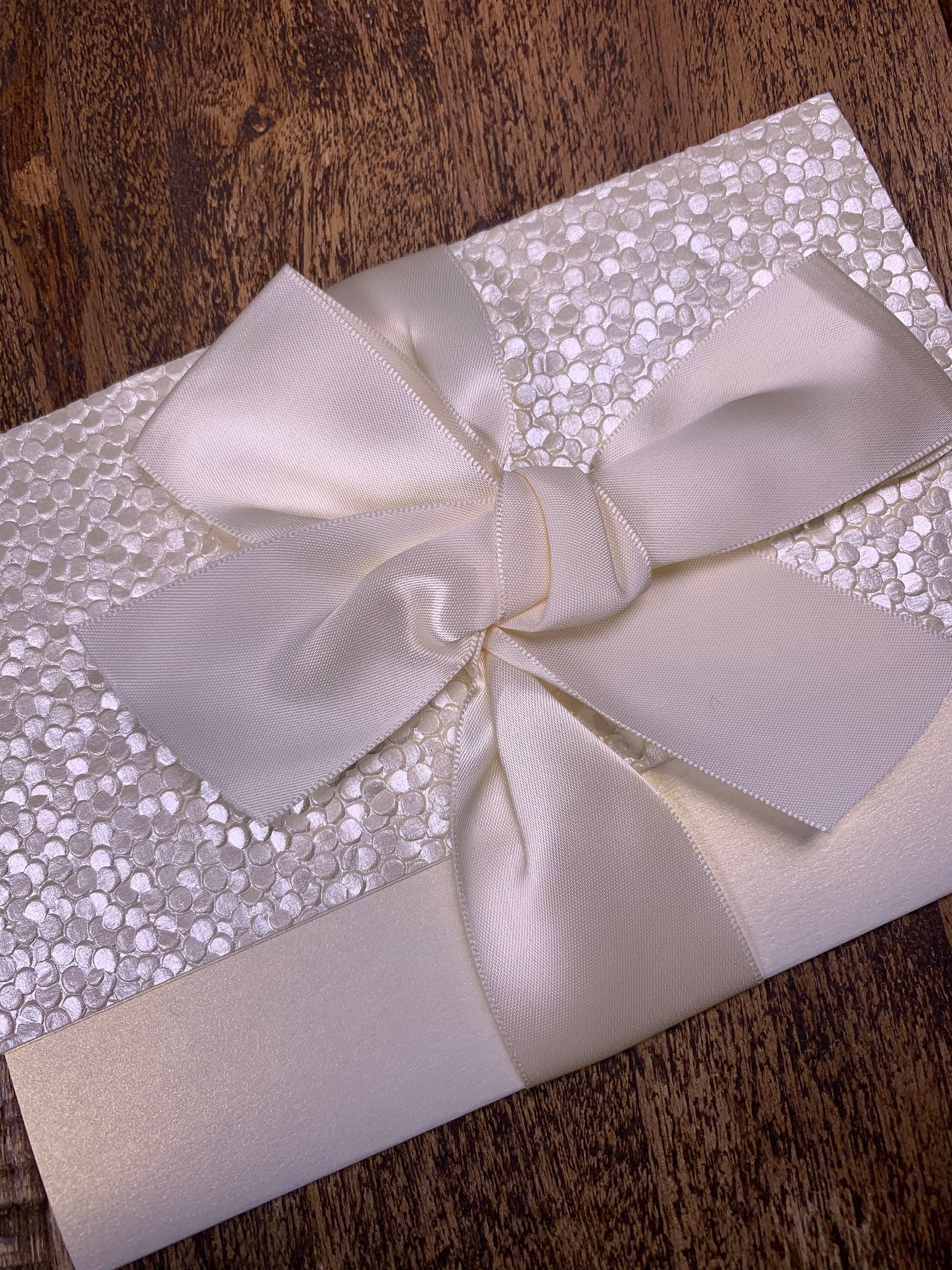 Floral Textured Wedding Invitation White Wedding Invitation | Etsy