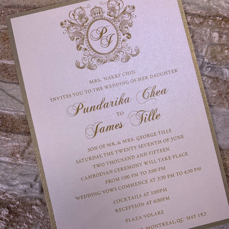 Royal Wedding Invitation Royal Invitation Royal Wedding - Etsy