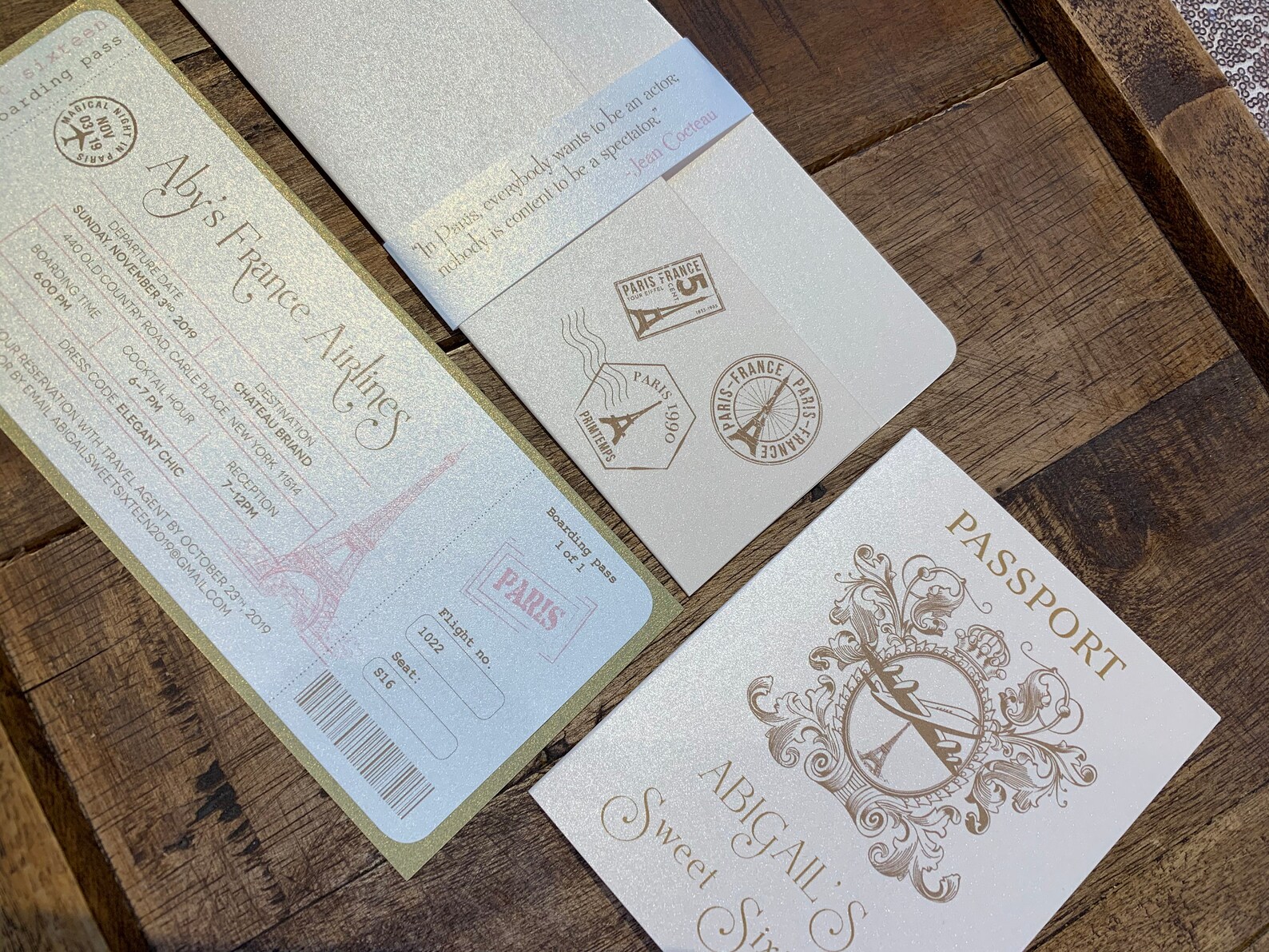 Sweet 16 Boarding Pass Invitation, Sweet Sixteen Boarding Pass ...