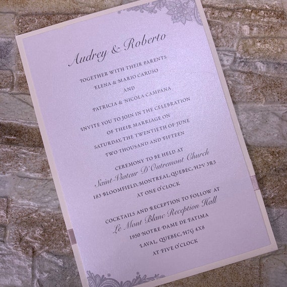 Gold Invitation Gold Wedding Invitation Gold Invitations | Etsy