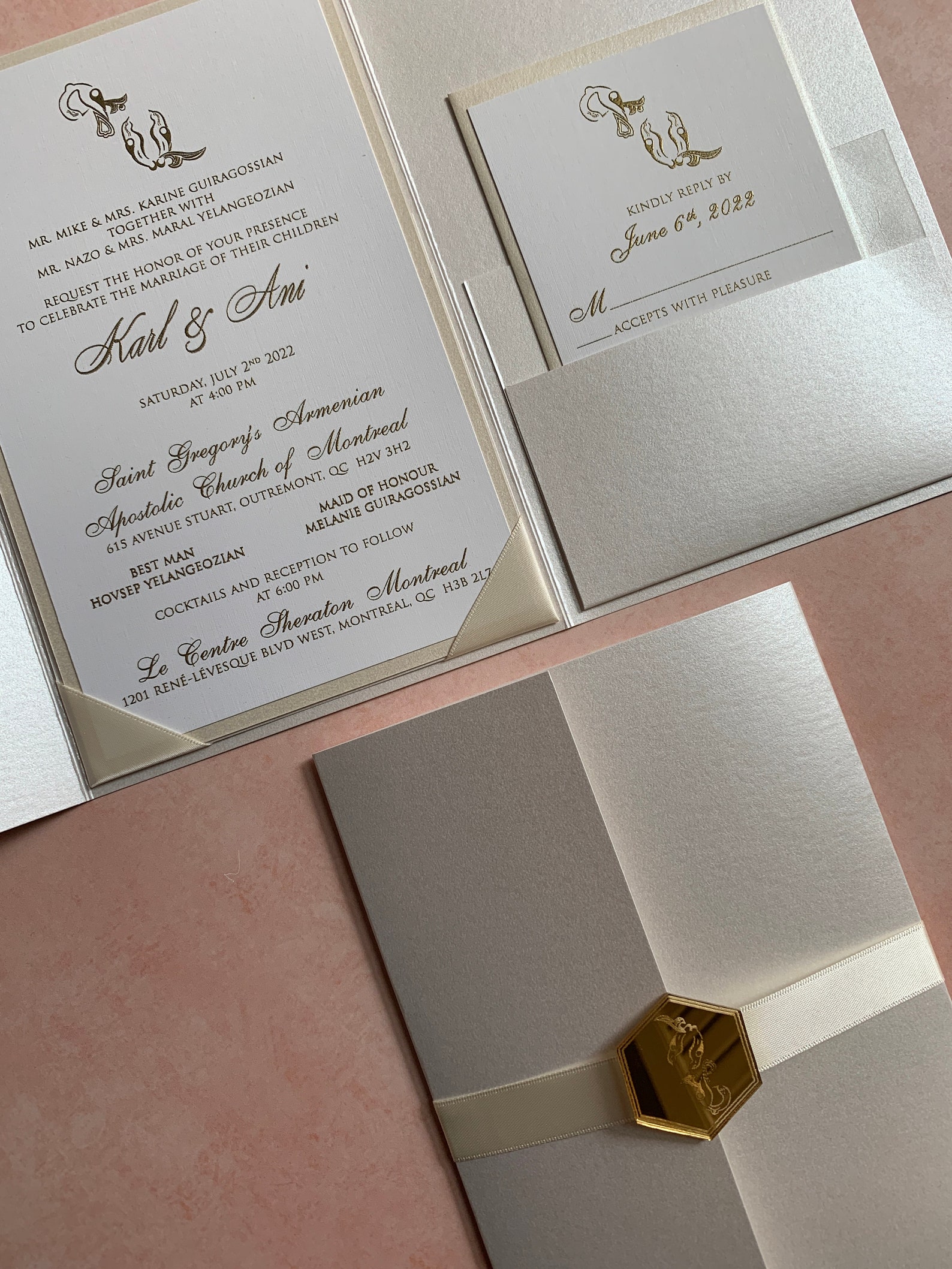 Bilingual Wedding Invitation Multi Cultural Invitation Two - Etsy