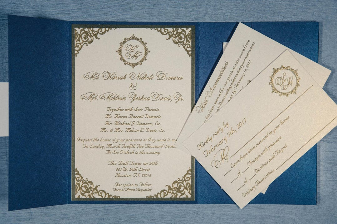 Royal Wedding Invitation, Royal Invitation, Luxurious Wedding ...