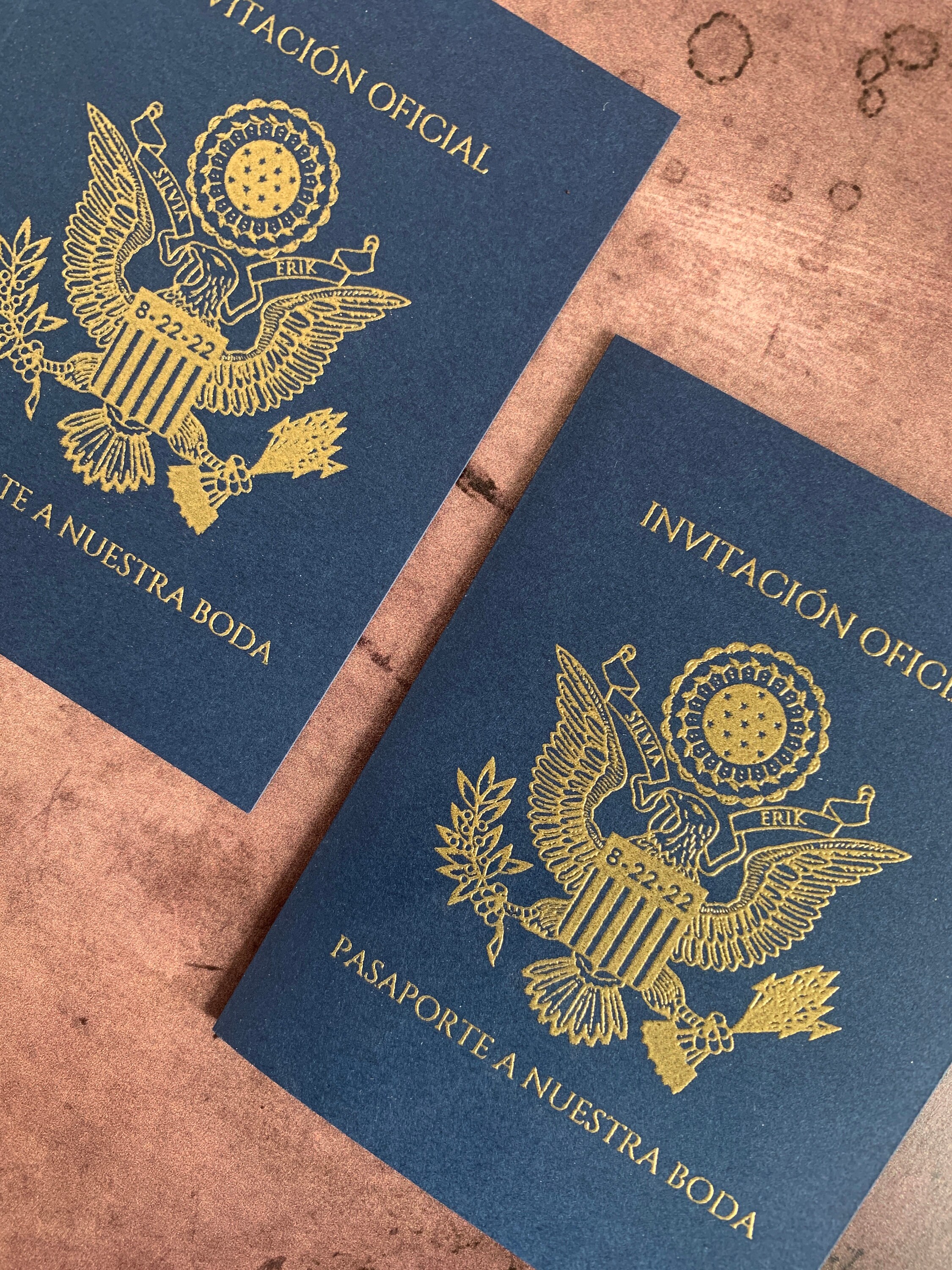 Blank Spanish Passport