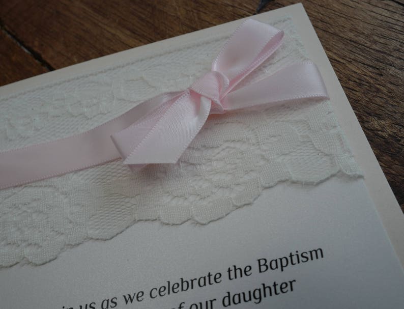 Baptism Invitation, Confirmation Invitations, Baptism Lace Invitation ...
