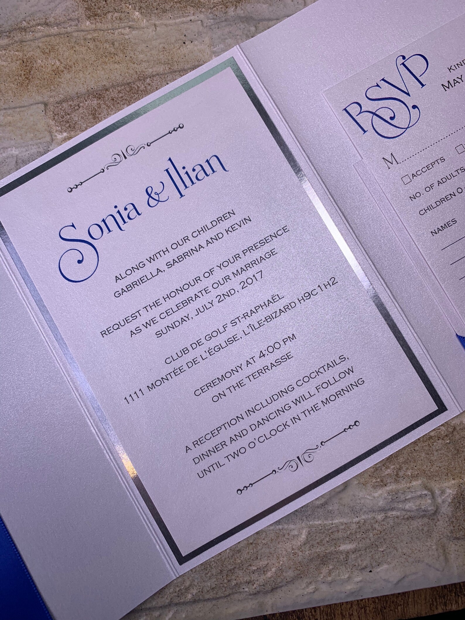 Beautiful Invitation Beautiful Wedding Invitation Classy | Etsy