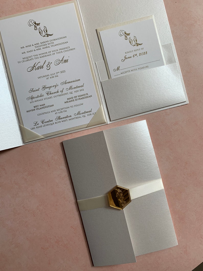 Bilingual Wedding Invitation Multi Cultural Invitation Two - Etsy